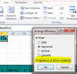 Arrange multiple Windows of the same Workbook! | wmfexcel