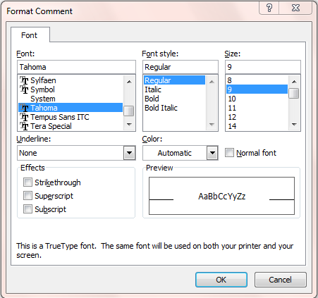 How to insert picture / photo into comment? | wmfexcel