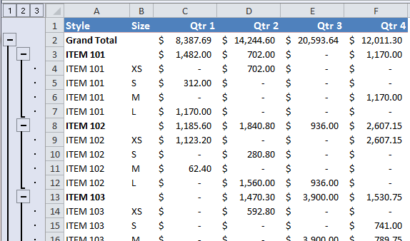 Excel Tips – Data Subtotal 8 | wmfexcel