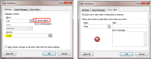In-cell dropdown by Data Validation – Allow input NOT from a list ...