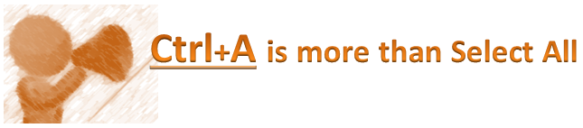 Ctrl+A can be more convenient than you think of… | wmfexcel