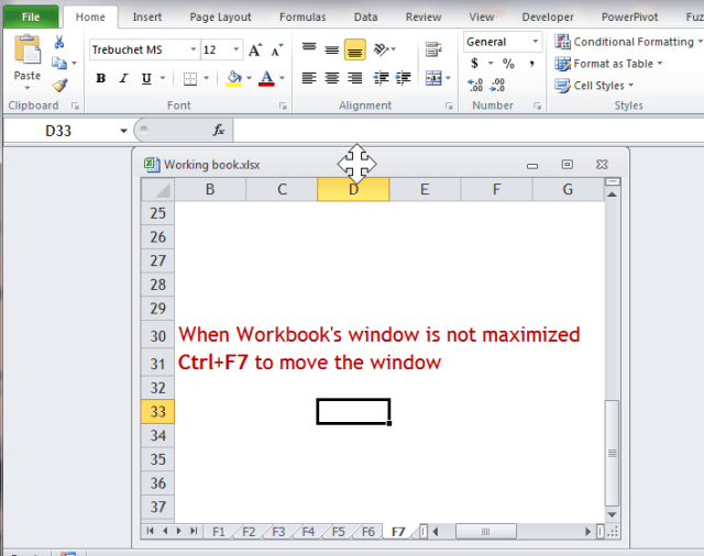 F7 – It is about word | wmfexcel