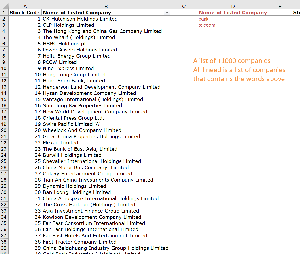 Filter a list of items from a long long list | wmfexcel