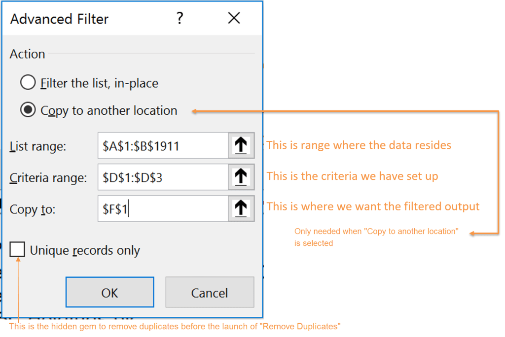 Filter a list of items from a long long list | wmfexcel