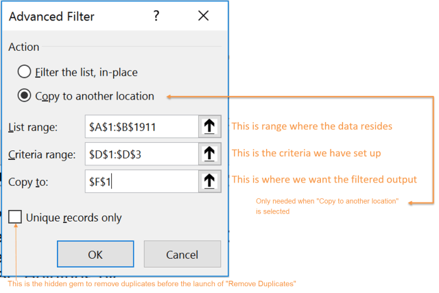 Filter a list of items from a long long list | wmfexcel