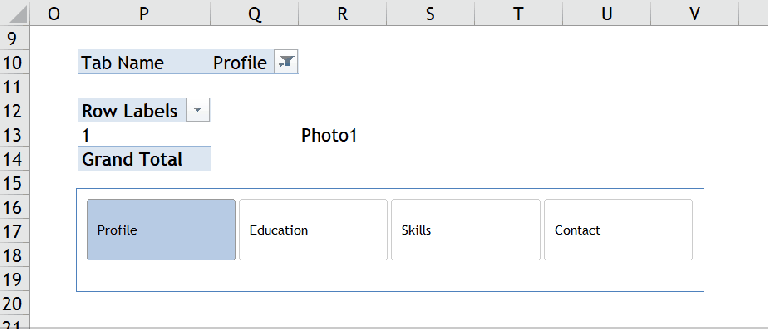 The making of an interactive CV in #Excel | wmfexcel