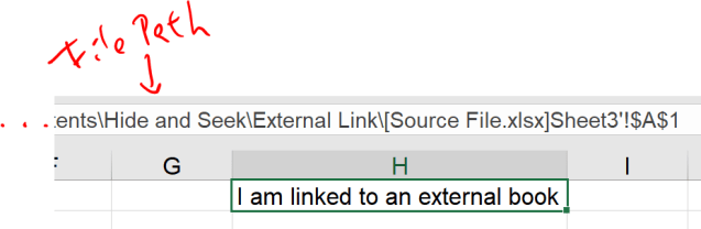 Hide and Seek – External Links in #Excel | wmfexcel