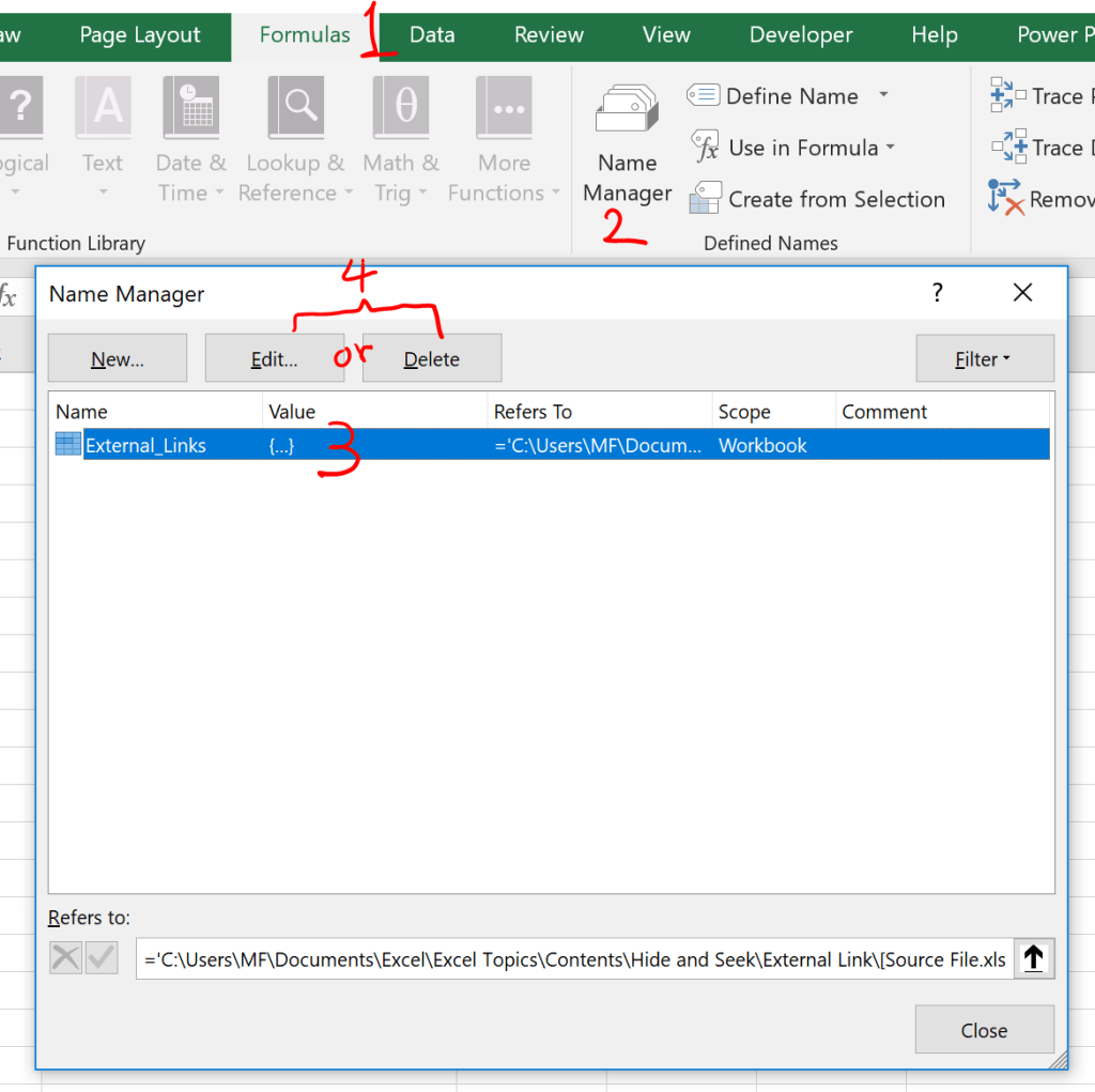 Hide and Seek – External Links in #Excel | wmfexcel