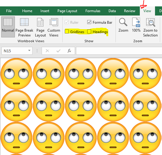 Adding worksheet background in #Excel | wmfexcel