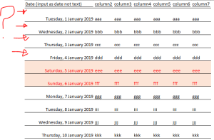 Highlight weekends and holidays using Conditional Formatting in #Excel ...