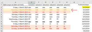 Highlight weekends and holidays using Conditional Formatting in #Excel ...
