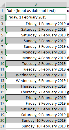 Highlight weekends and holidays using Conditional Formatting in #Excel Part 2 | wmfexcel