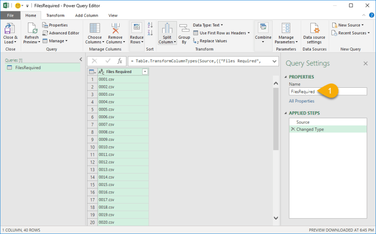 Identify missing files in a folder with Power Query | wmfexcel
