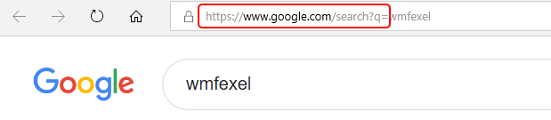 Send a cell content to Google search | wmfexcel