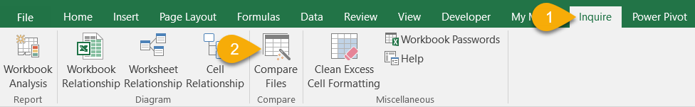Compare two #Excel workbooks for changes | wmfexcel