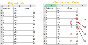 Replace values in filtered ranges using Copy and Paste trick in #Excel | wmfexcel