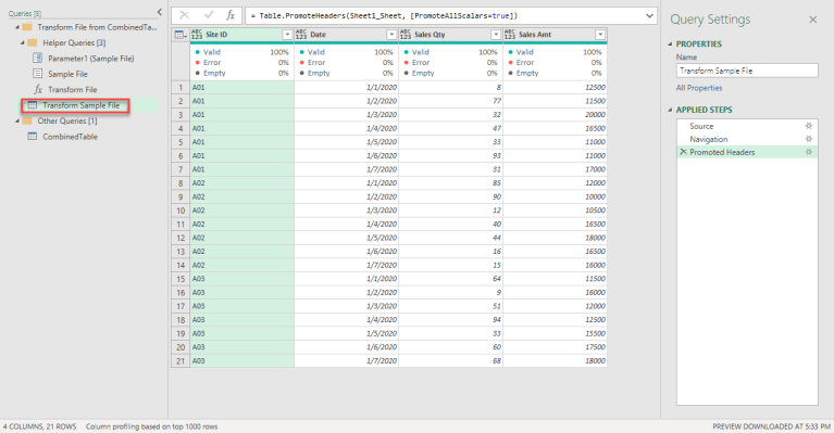 Combine files of (slightly) different layouts in a folder with Power ...