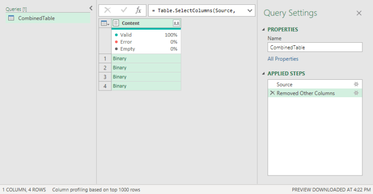 Combine files in a folder with Power Query in #Excel | wmfexcel