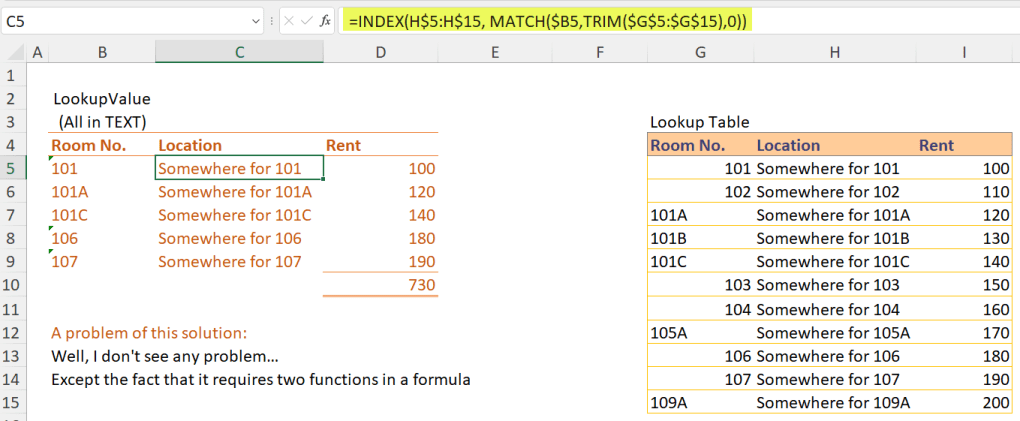 Fixing inconsistent data type in lookup table in #Excel | wmfexcel