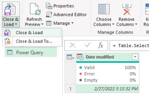 How to put the Date Modified info on #Excel worksheet using #PowerQuery ...