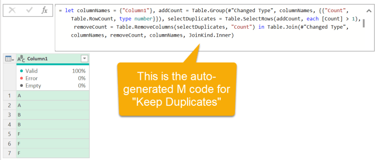 A twist to turn Keep Duplicates into Keep Unique in #PowerQuery | wmfexcel