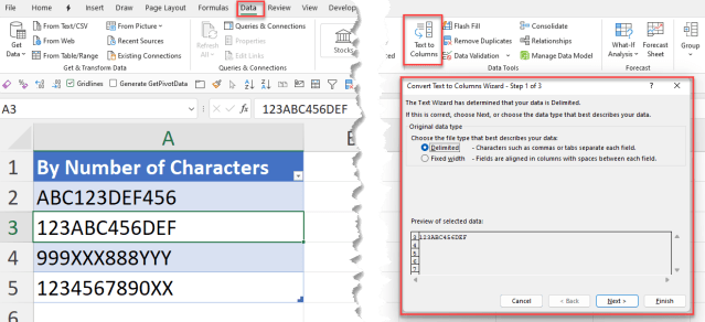 Split column in Power Query for #Excel | wmfexcel