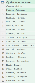 Add Column From Examples with #Excel Power Query | wmfexcel