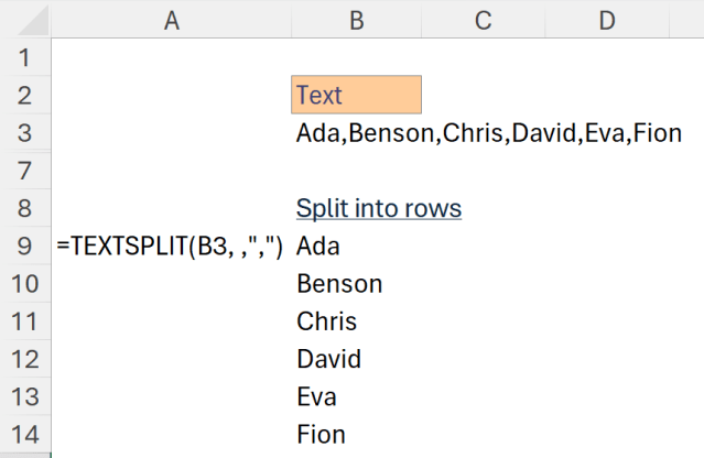 Split text with delimiter(s) into columns or rows and even table with ...
